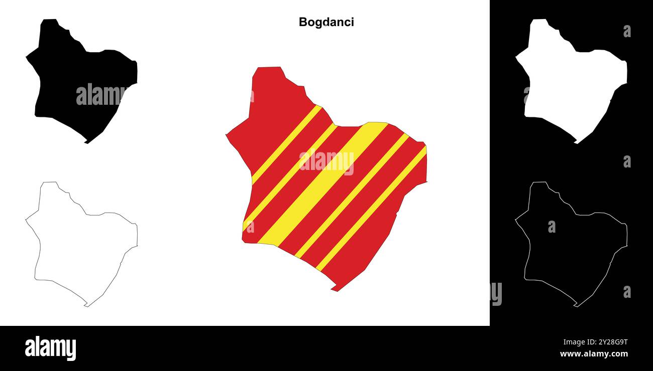 Map of bogdanci hi-res stock photography and images - Alamy