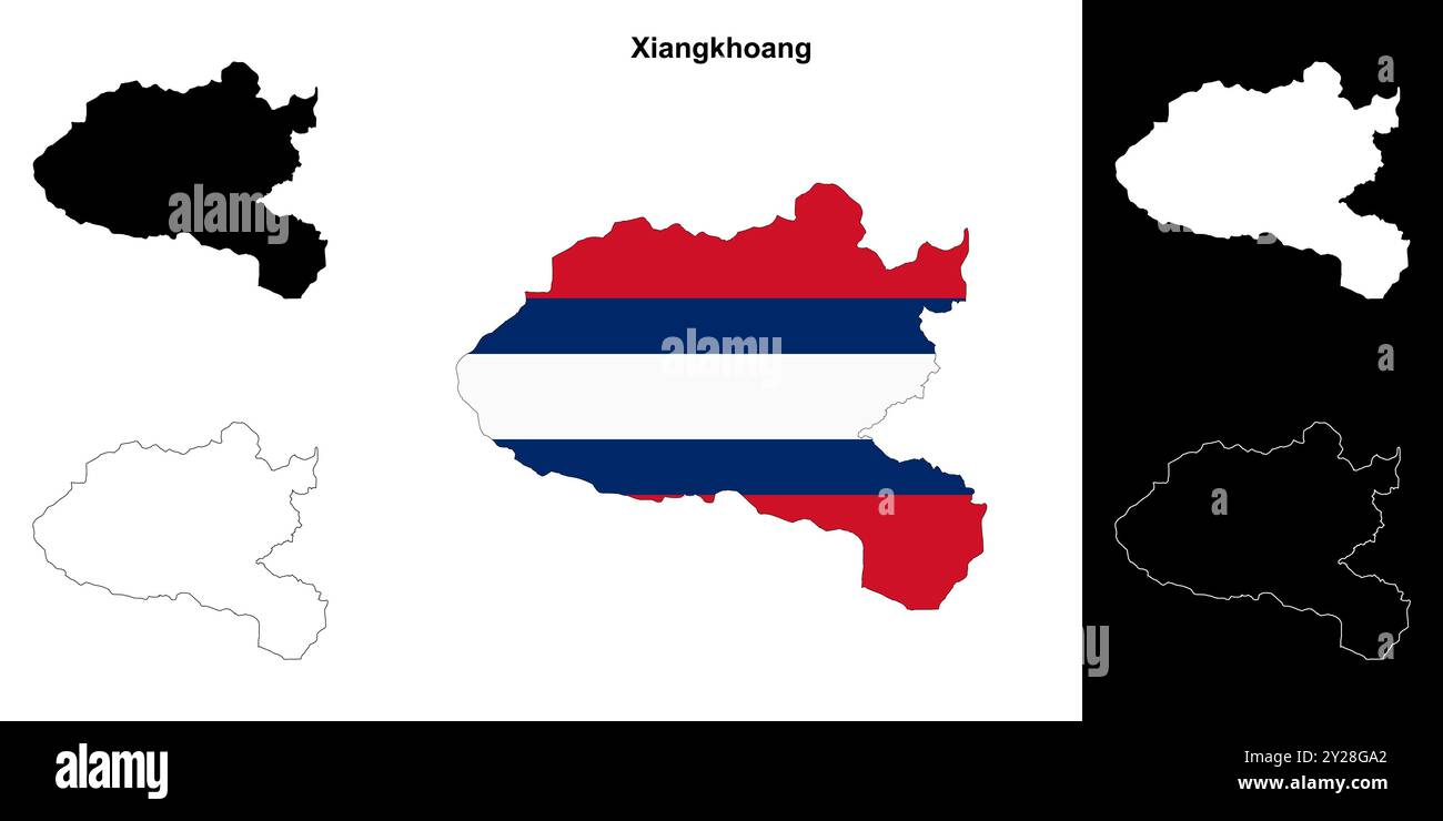 Xiangkhoang eps map hi-res stock photography and images - Alamy
