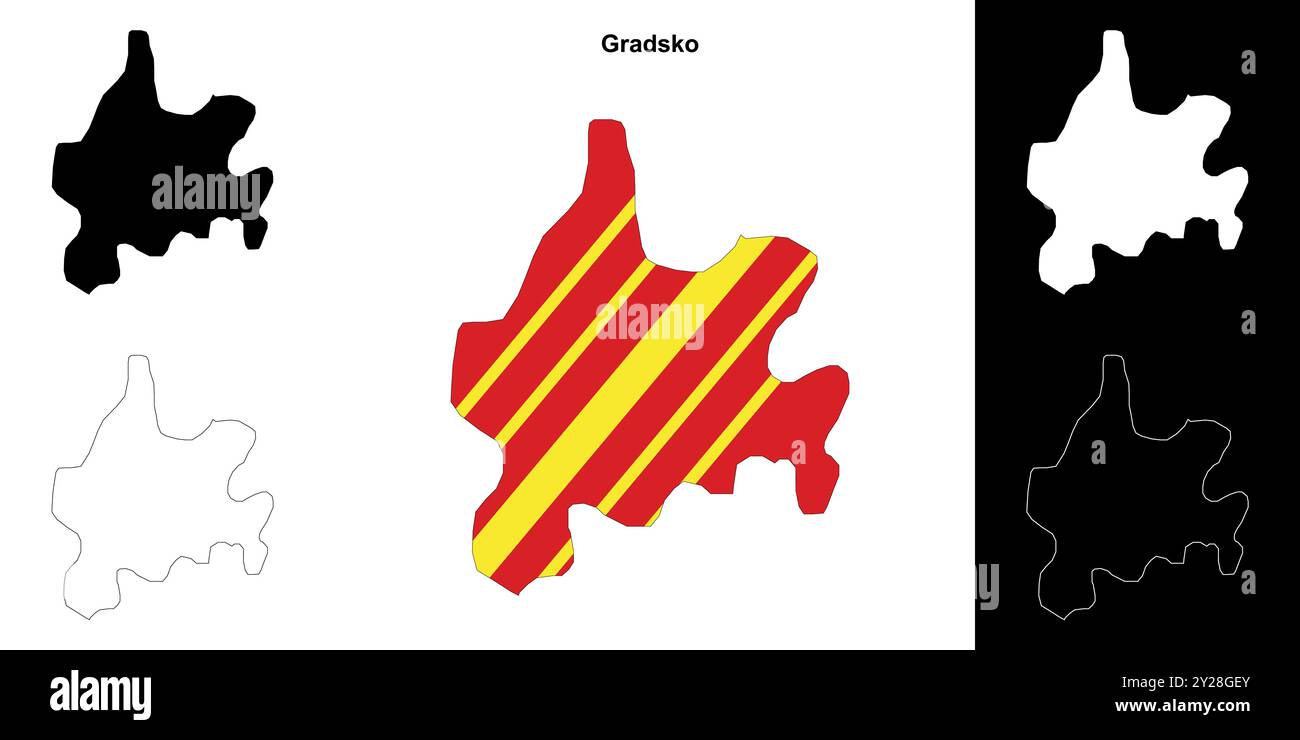 Gradsko outline hi-res stock photography and images - Alamy