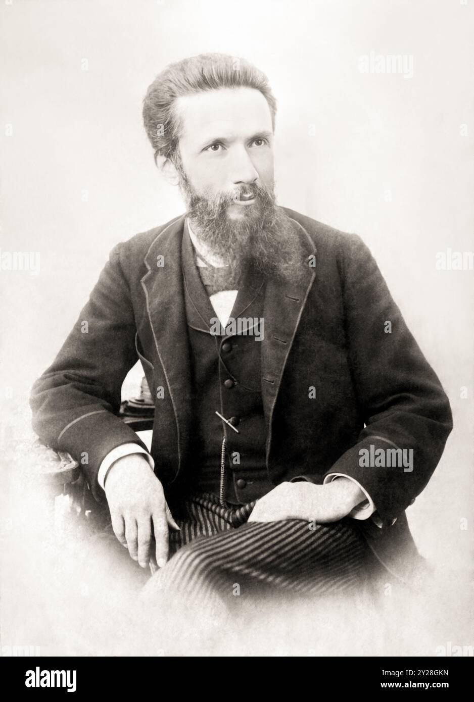 1885 c, ITALY : The italian university professor, physicist and ...