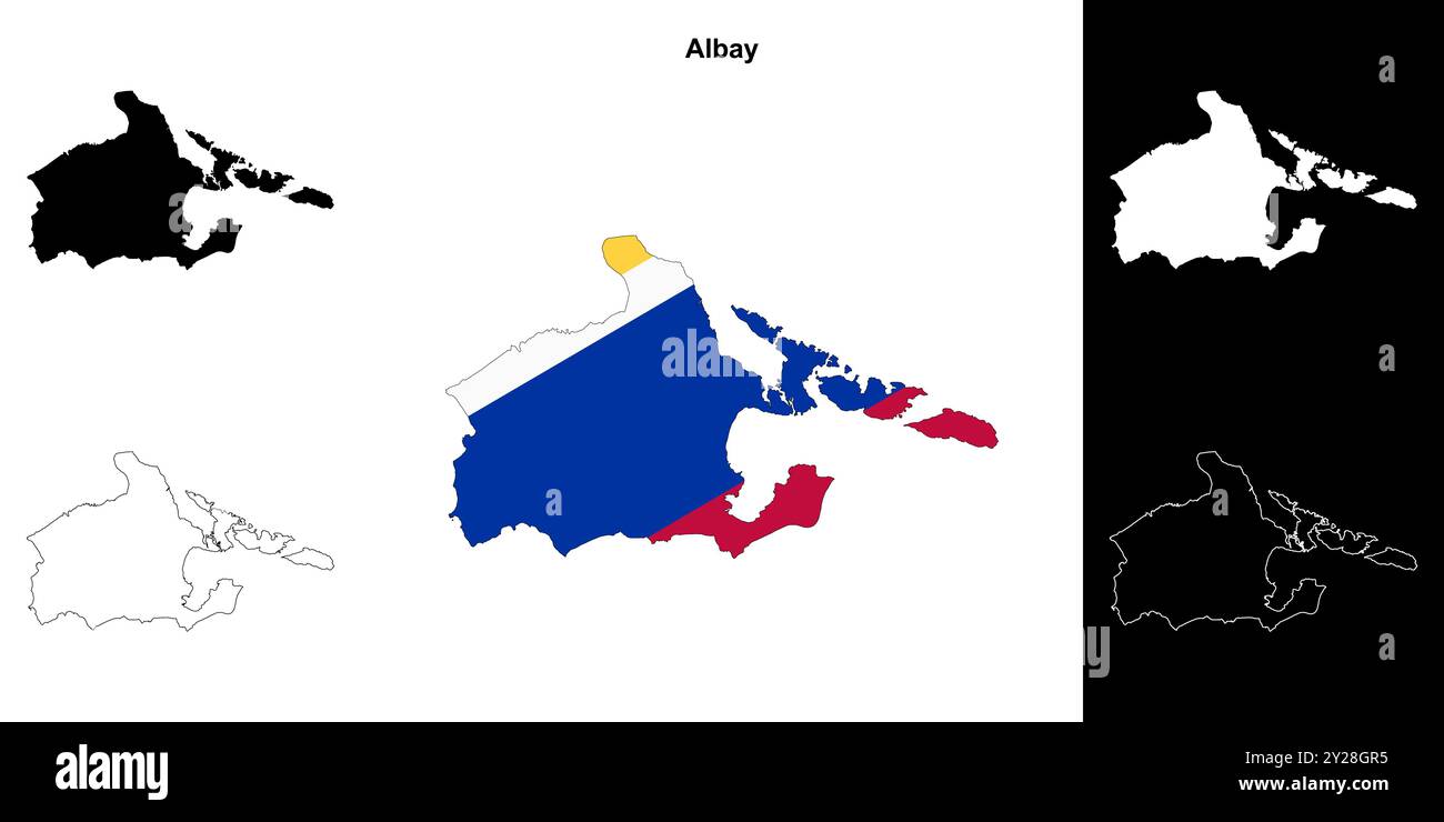 Map of albay hi-res stock photography and images - Alamy
