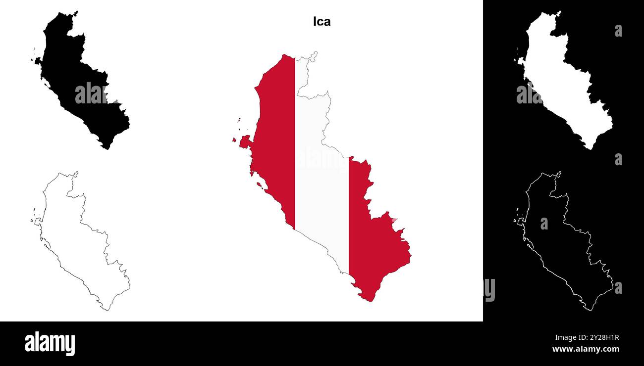 Map of ica hi-res stock photography and images - Alamy