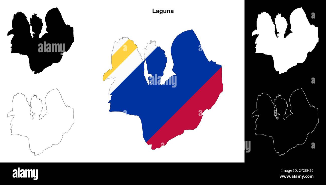 Map of laguna hi-res stock photography and images - Alamy