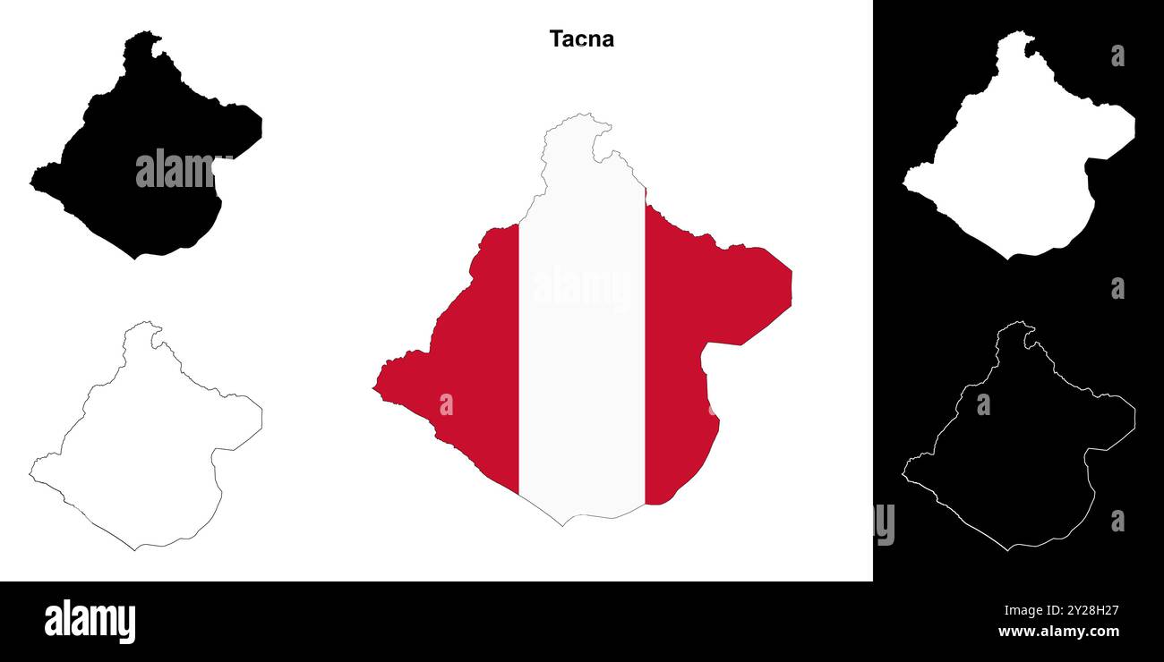 Tacna eps map hi-res stock photography and images - Alamy