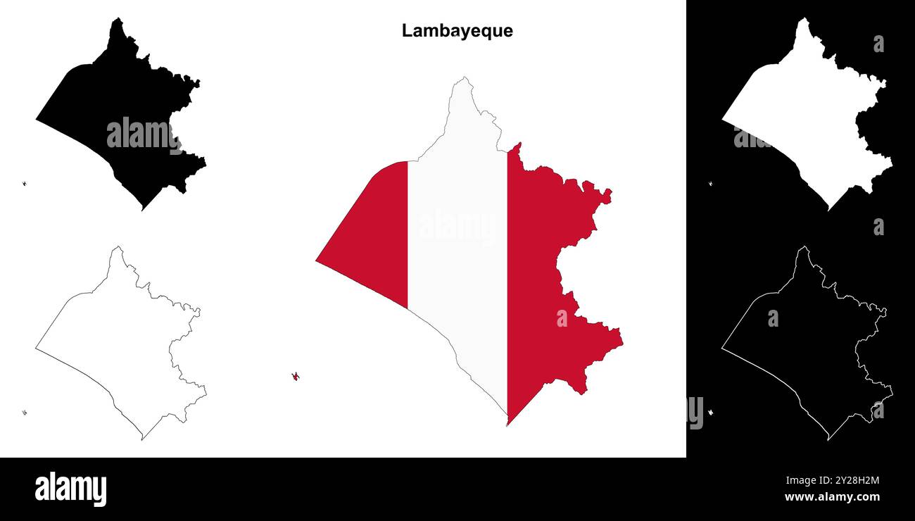 Blank lambayeque map hi-res stock photography and images - Alamy