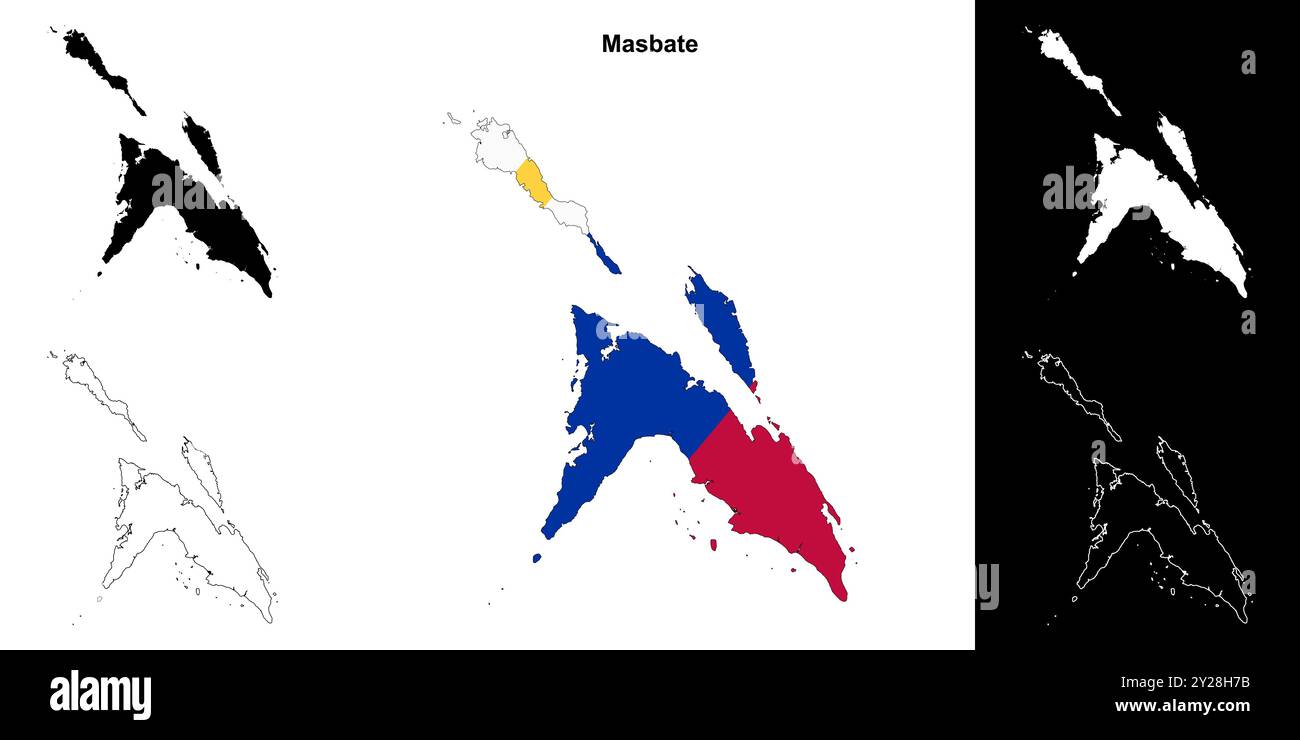 Blank masbate map hi-res stock photography and images - Alamy