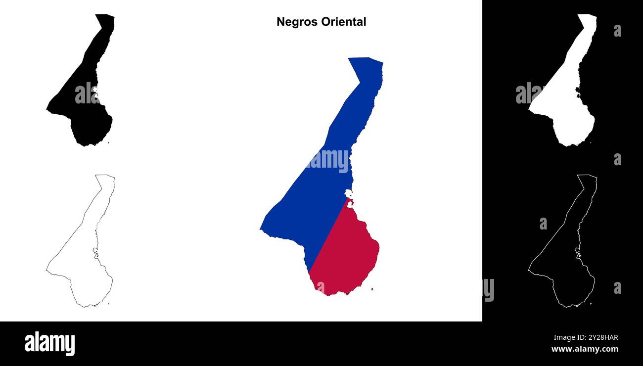 Negros oriental map hi-res stock photography and images - Alamy