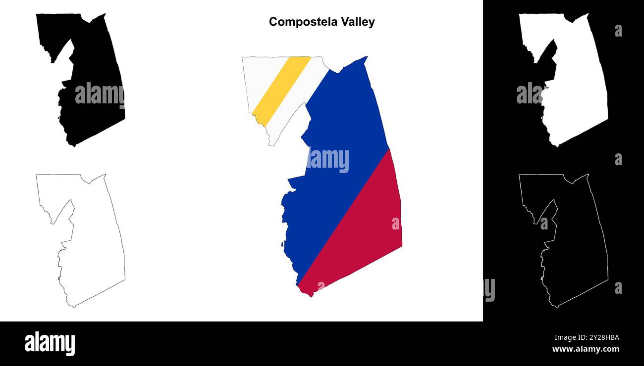 Map of compostela valley Stock Vector Images - Alamy
