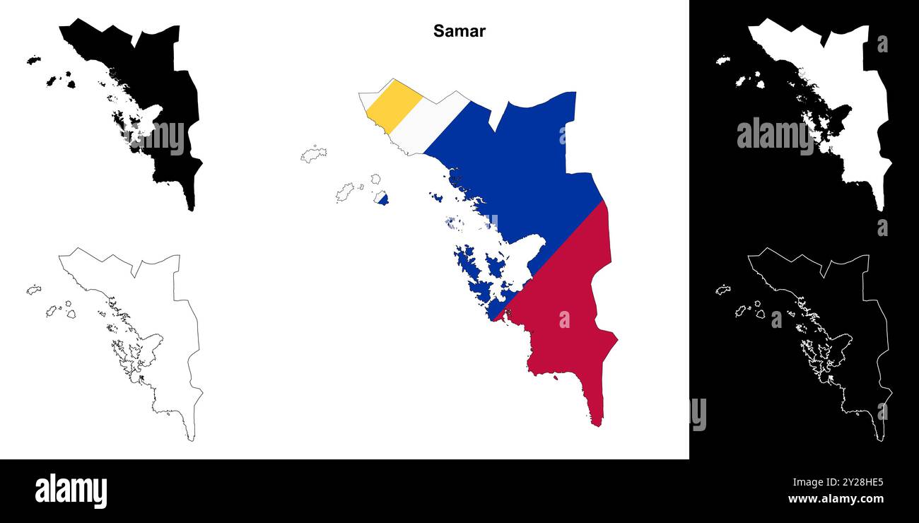 Map of samar hi-res stock photography and images - Alamy