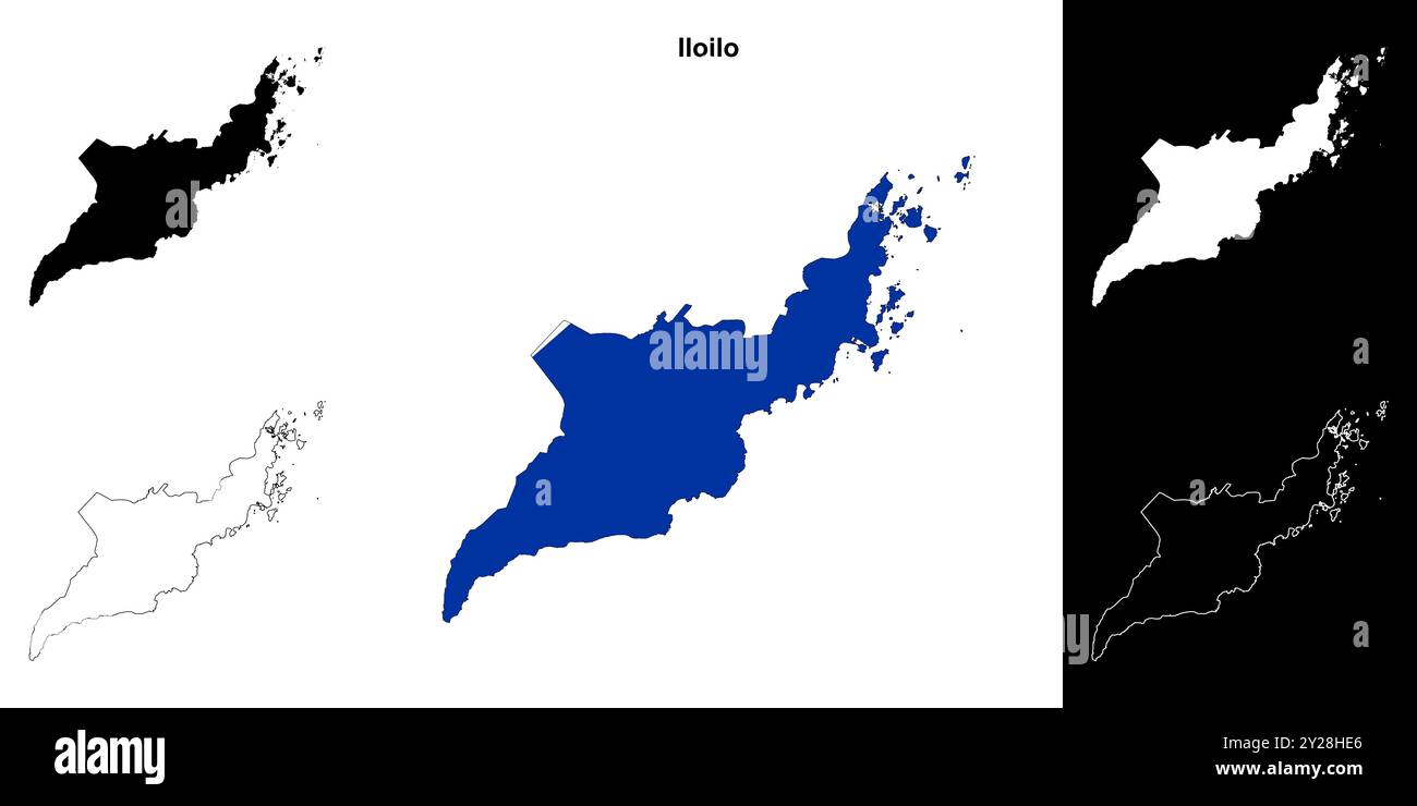 Blank iloilo map hi-res stock photography and images - Alamy