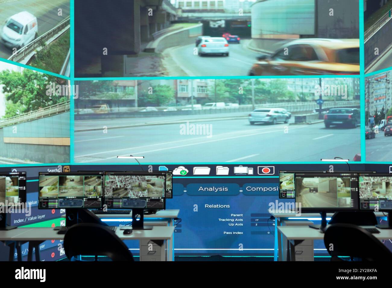 Cctv footage room street hi-res stock photography and images - Alamy