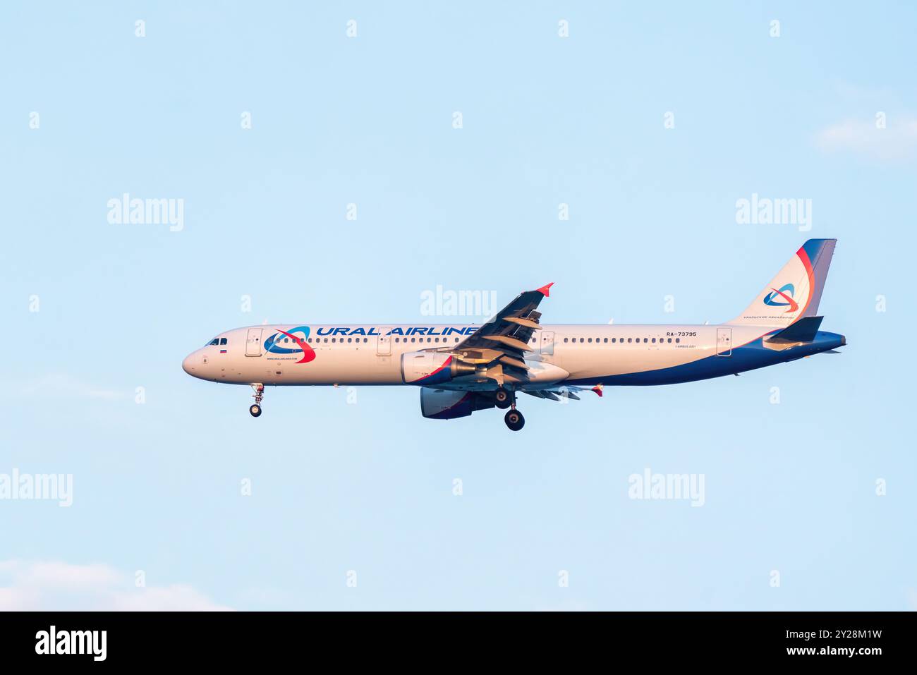 Turkey - Antalya 09,09,2024: Ural Airlines passenger plane lands at ...