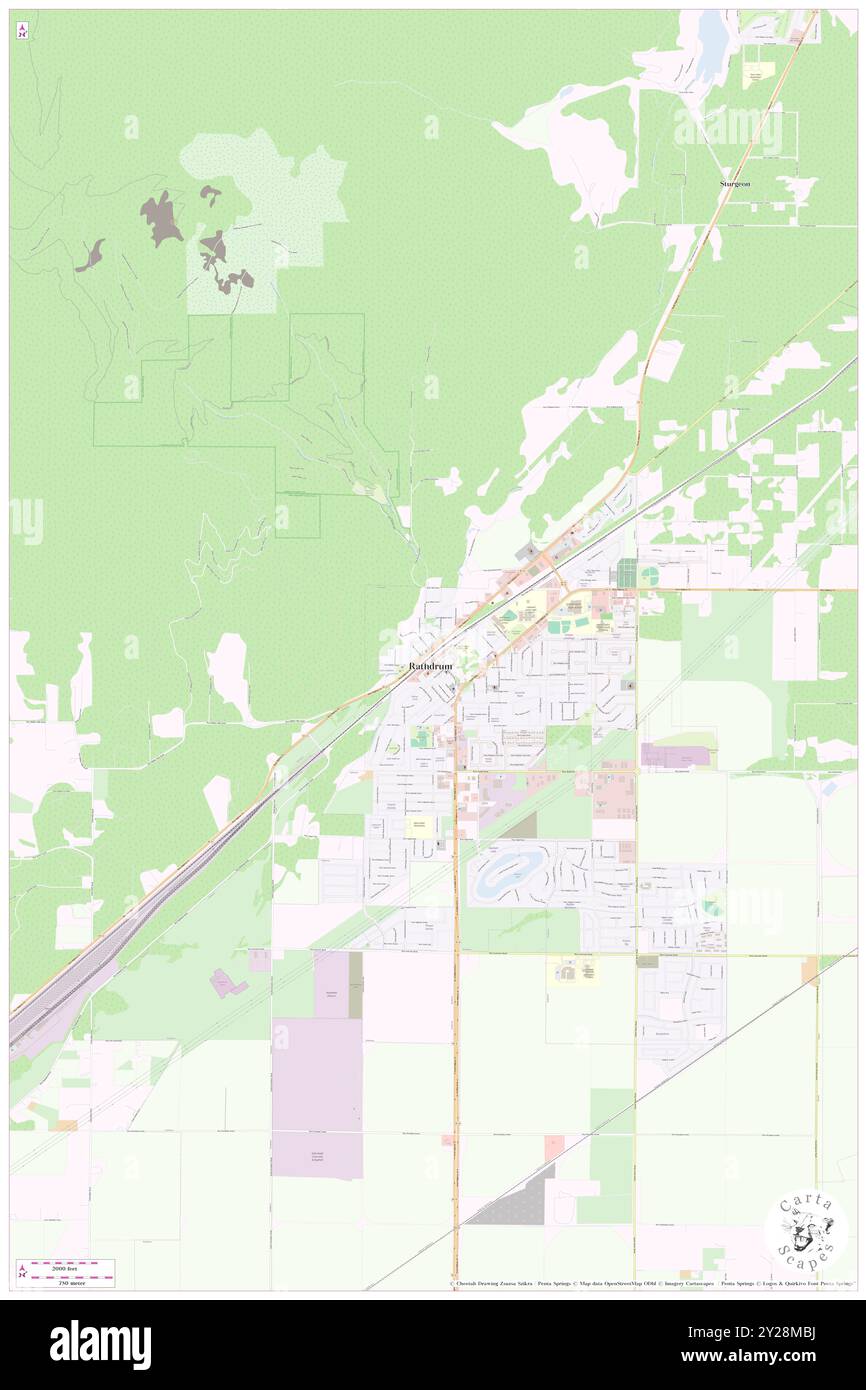 Map of rathdrum hi-res stock photography and images - Alamy