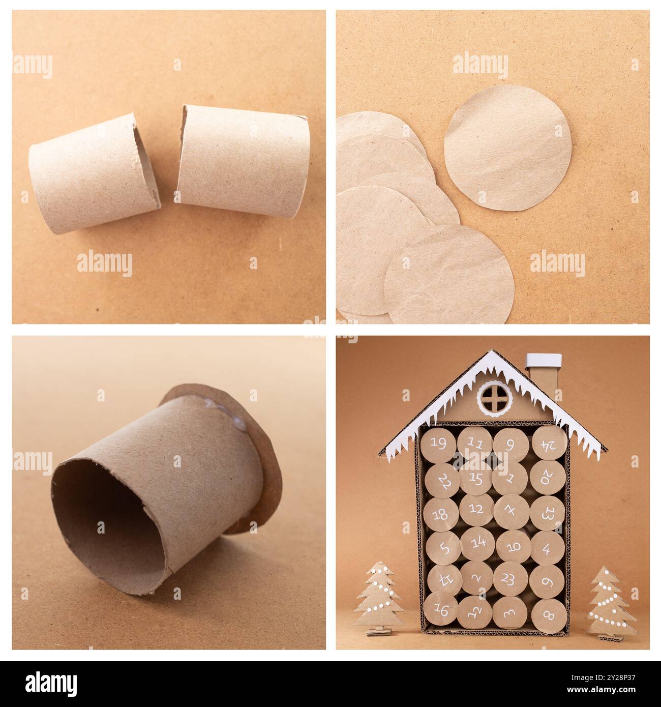 Christmas advent calendar craft Cut Out Stock Images & Pictures - Alamy