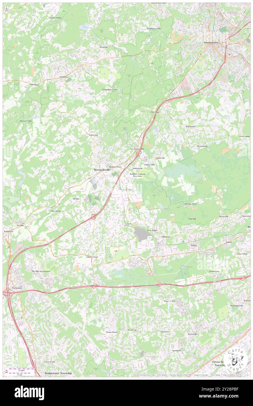 Basking Ridge, Somerset County, US, United States, New Jersey, N 40 42 ...