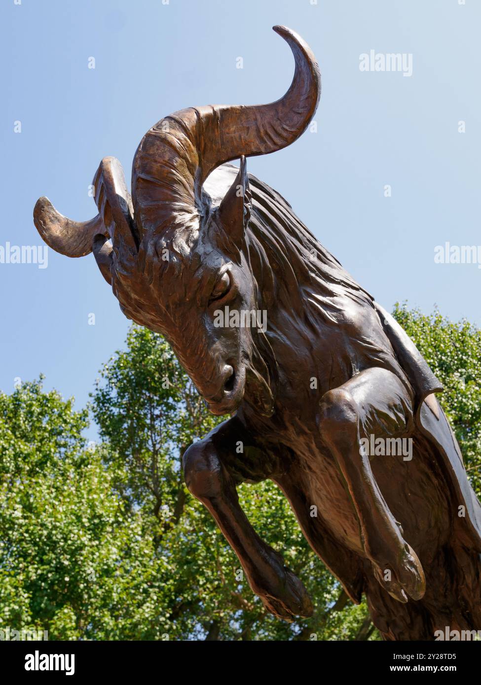 Navy Bill (Bill the Goat) sculpture, US Naval Academy, Annapolis, MD ...