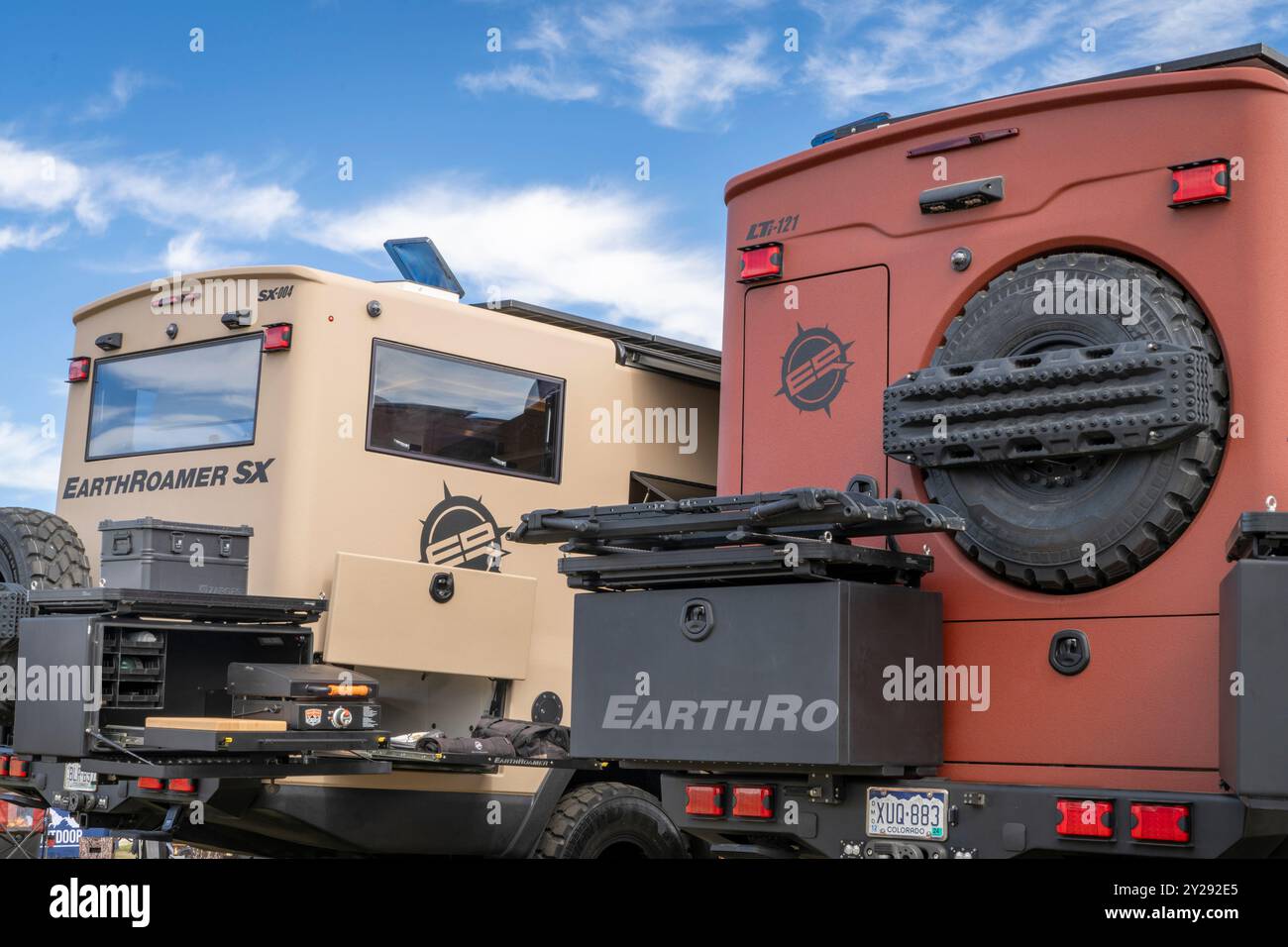 Loveland, CO, USA - August 25, 2024: Earthroamer expedition offroad ...