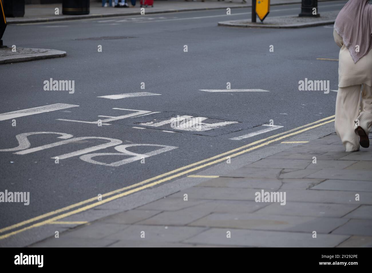 Transportation in London city, roads, road signes, street signes ...