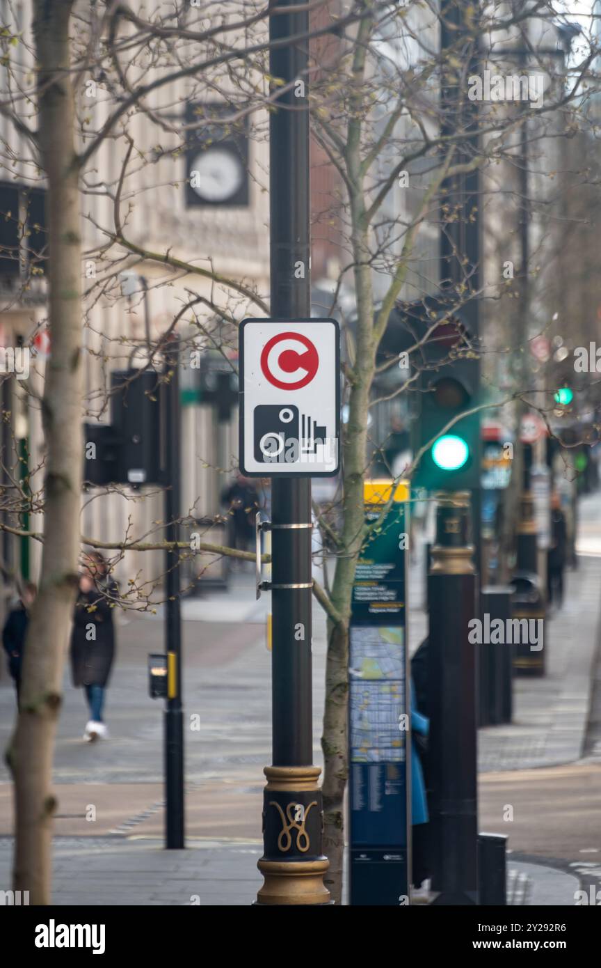 Transportation in London city, roads, road signes, street signes ...