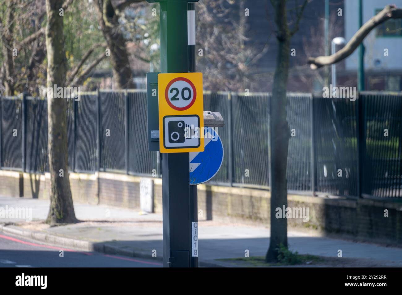 Transportation in London city, roads, road signes, street signes ...
