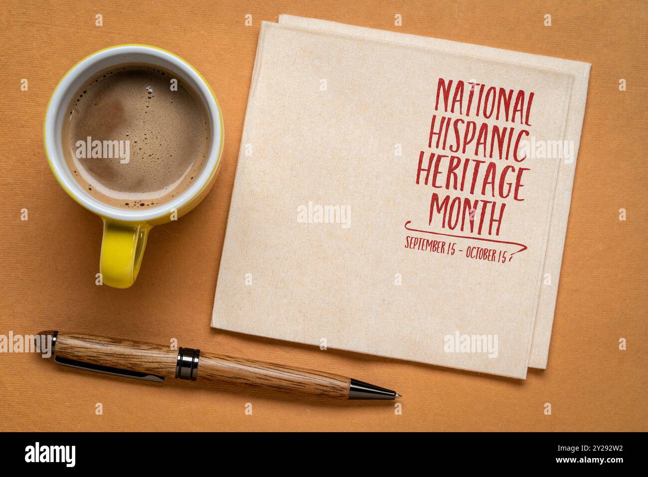 National Hispanic Heritage Month, September 15 - October 15 - text on ...