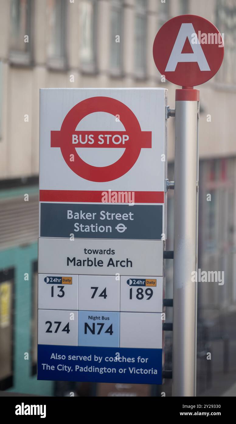 Transportation in London city, roads, road signes, street signes ...