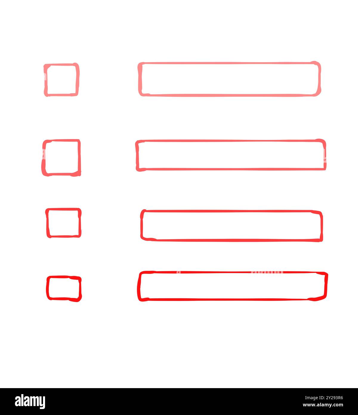 Glider chart table in red illustration Stock Photo - Alamy