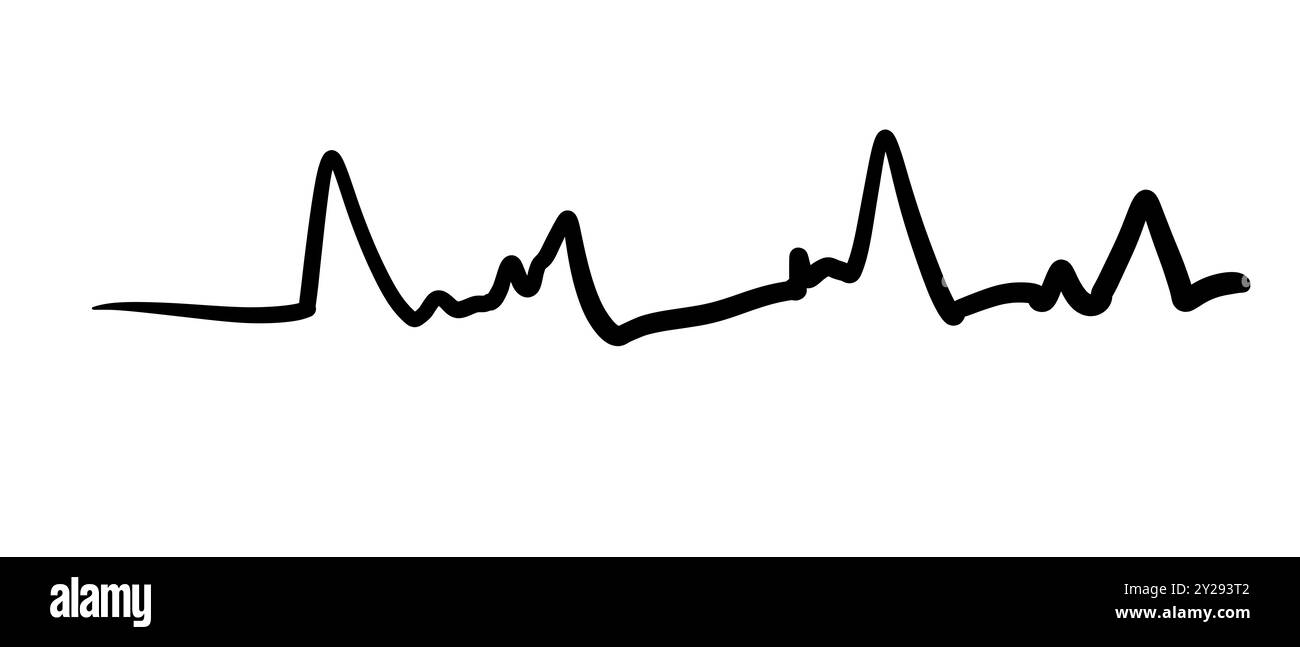 Ecg line graphic Cut Out Stock Images & Pictures - Alamy