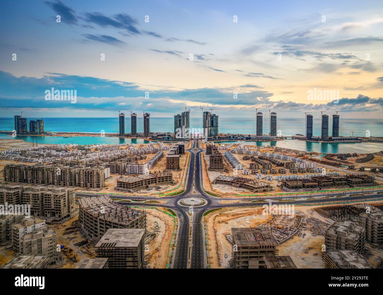 New Alamein City, North Coast, Egypt Stock Photo - Alamy