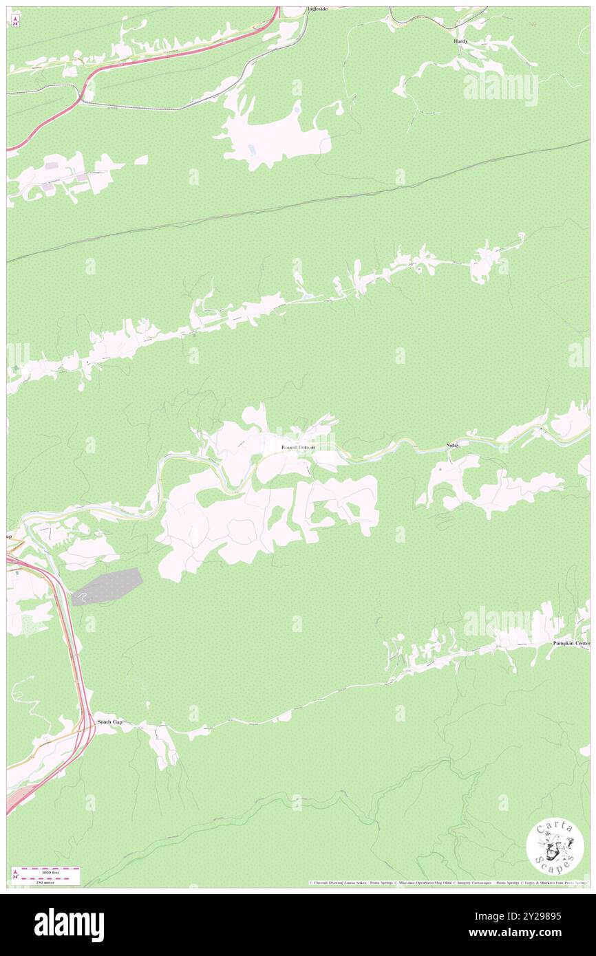 Round Bottom, Bland County, US, United States, Virginia, N 37 15' 16 ...