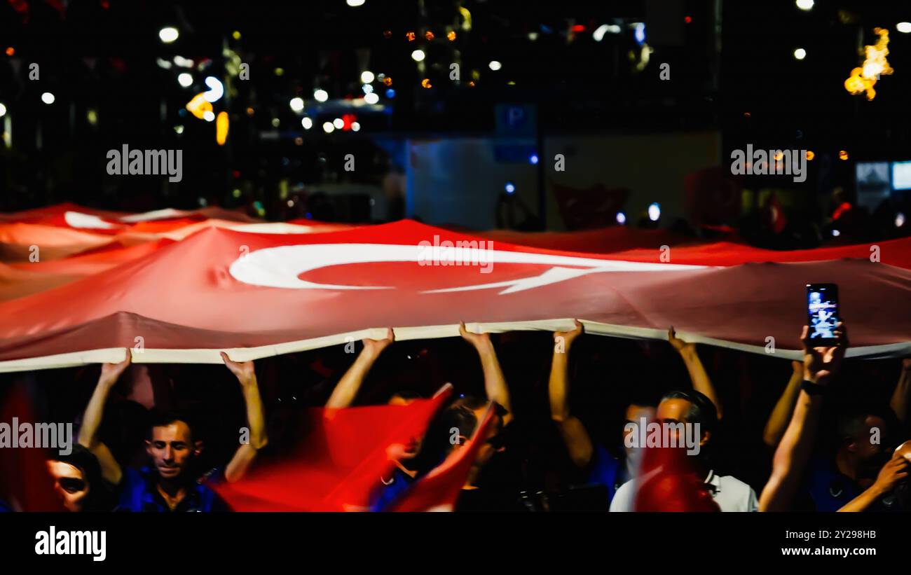 Izmir, Turkey. 09th Sep, 2024. The anniversary of the September 9 Izmir ...