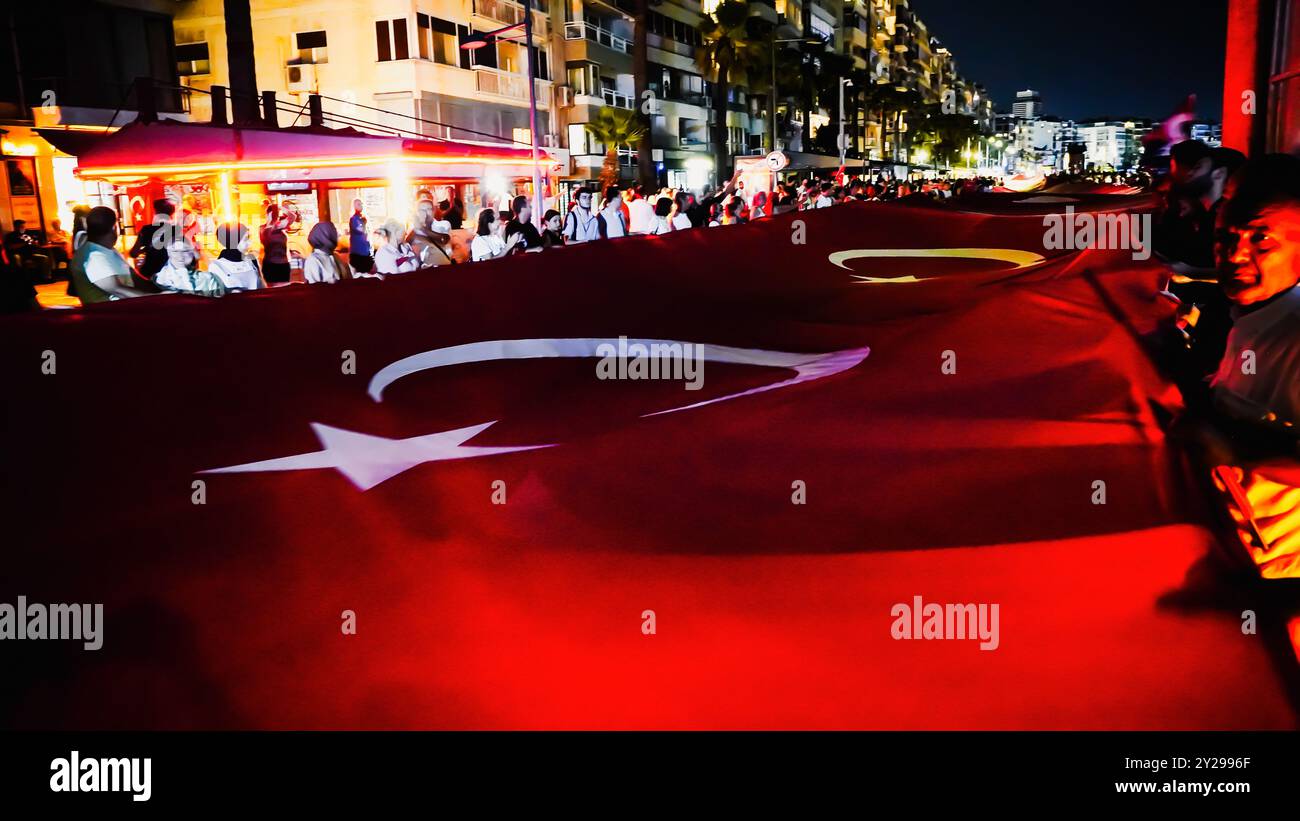 Izmir, Turkey. 09th Sep, 2024. The anniversary of the September 9 Izmir ...