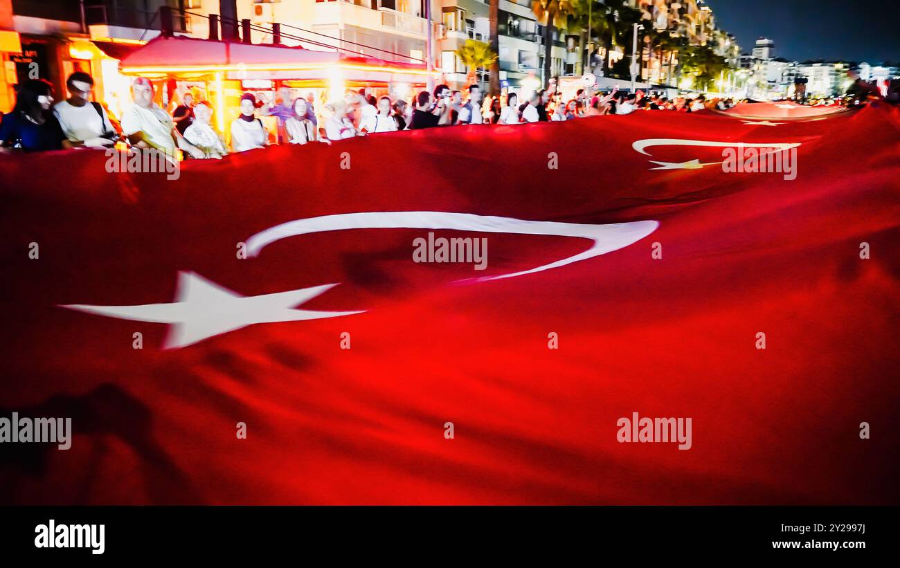 Izmir, Turkey. 09th Sep, 2024. The anniversary of the September 9 Izmir ...