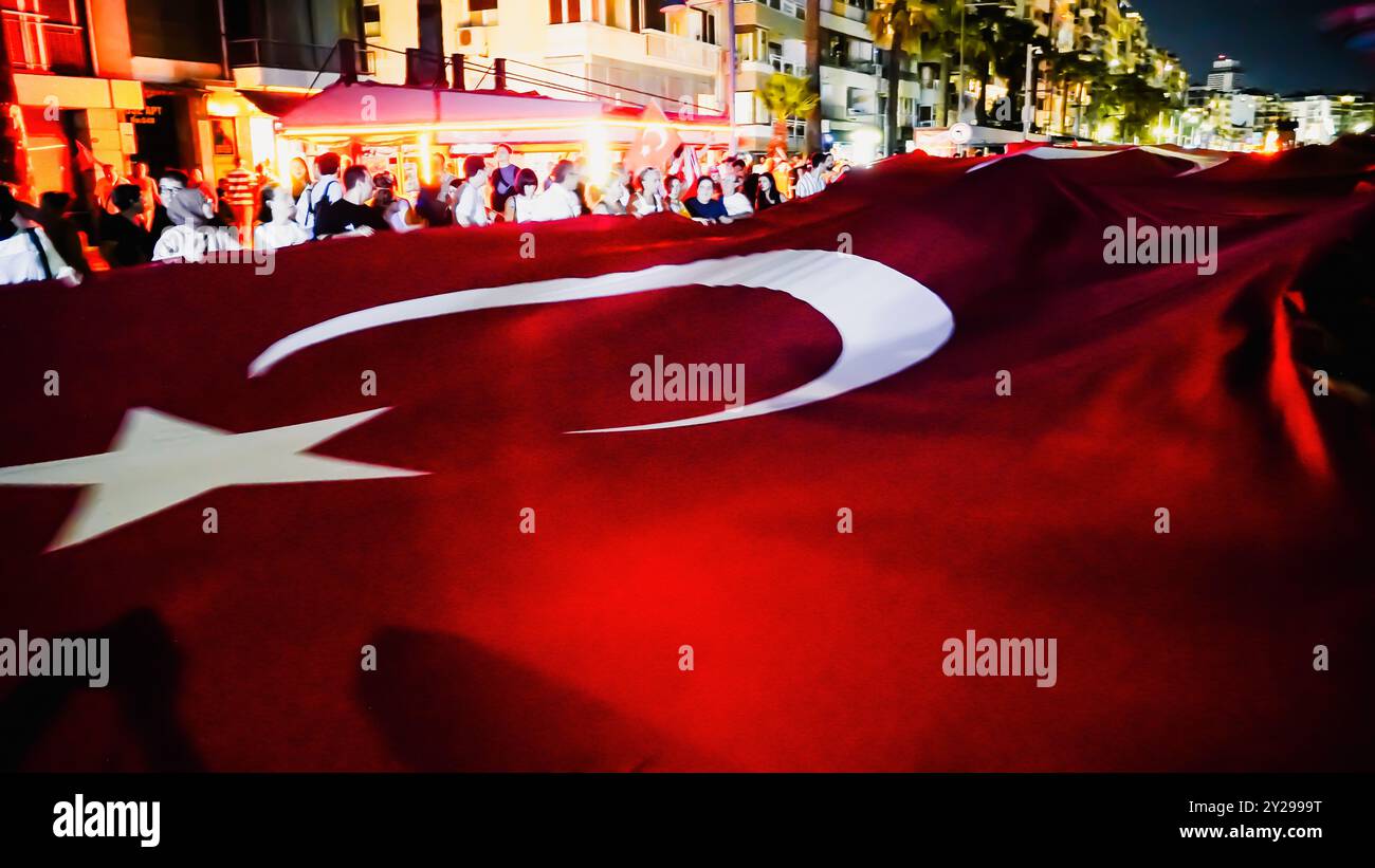 Izmir, Turkey. 09th Sep, 2024. The anniversary of the September 9 Izmir ...
