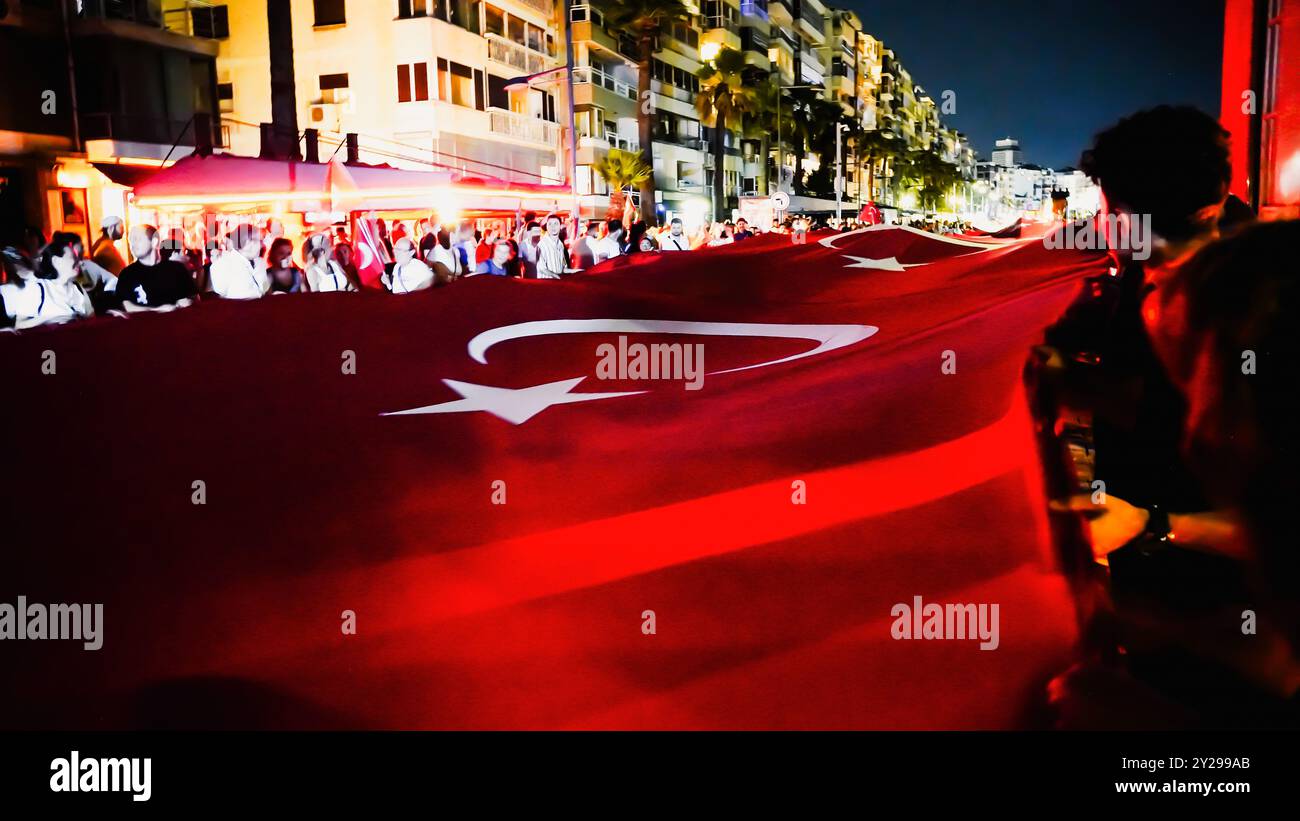 Izmir, Turkey. 09th Sep, 2024. The anniversary of the September 9 Izmir ...