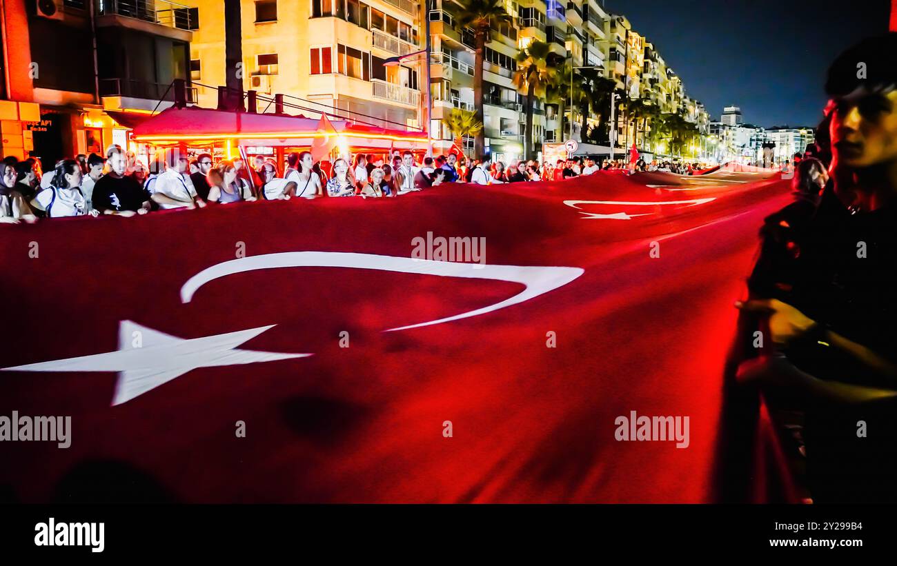 Izmir, Turkey. 09th Sep, 2024. The anniversary of the September 9 Izmir ...