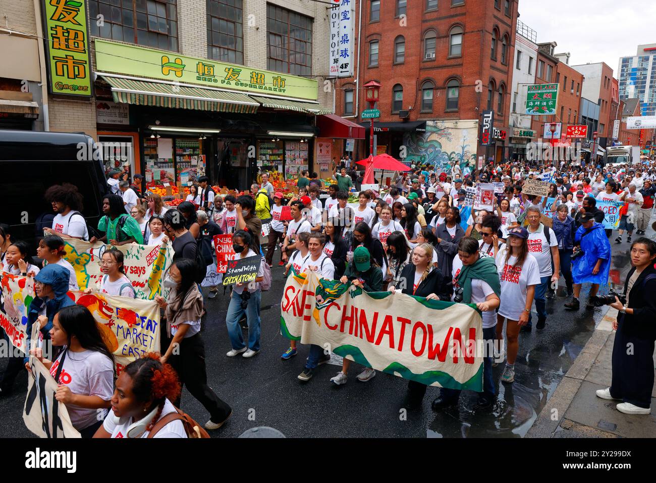 September 7, 2024, Philadelphia. No Arena in Chinatown Rally and ...