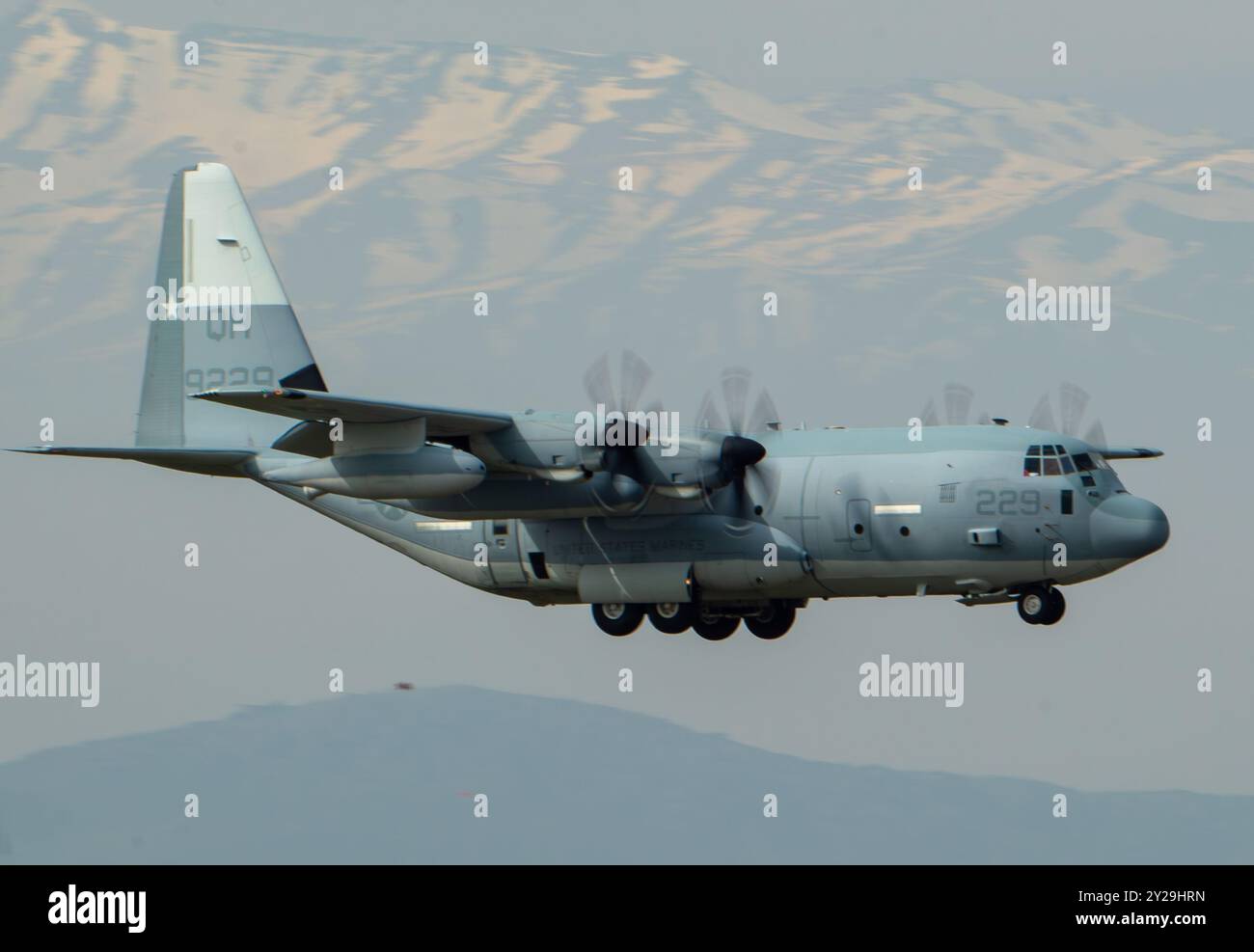 A KC-130J with Marine Aerial Refueler Transport Squadron 234 (VMGR-234 ...