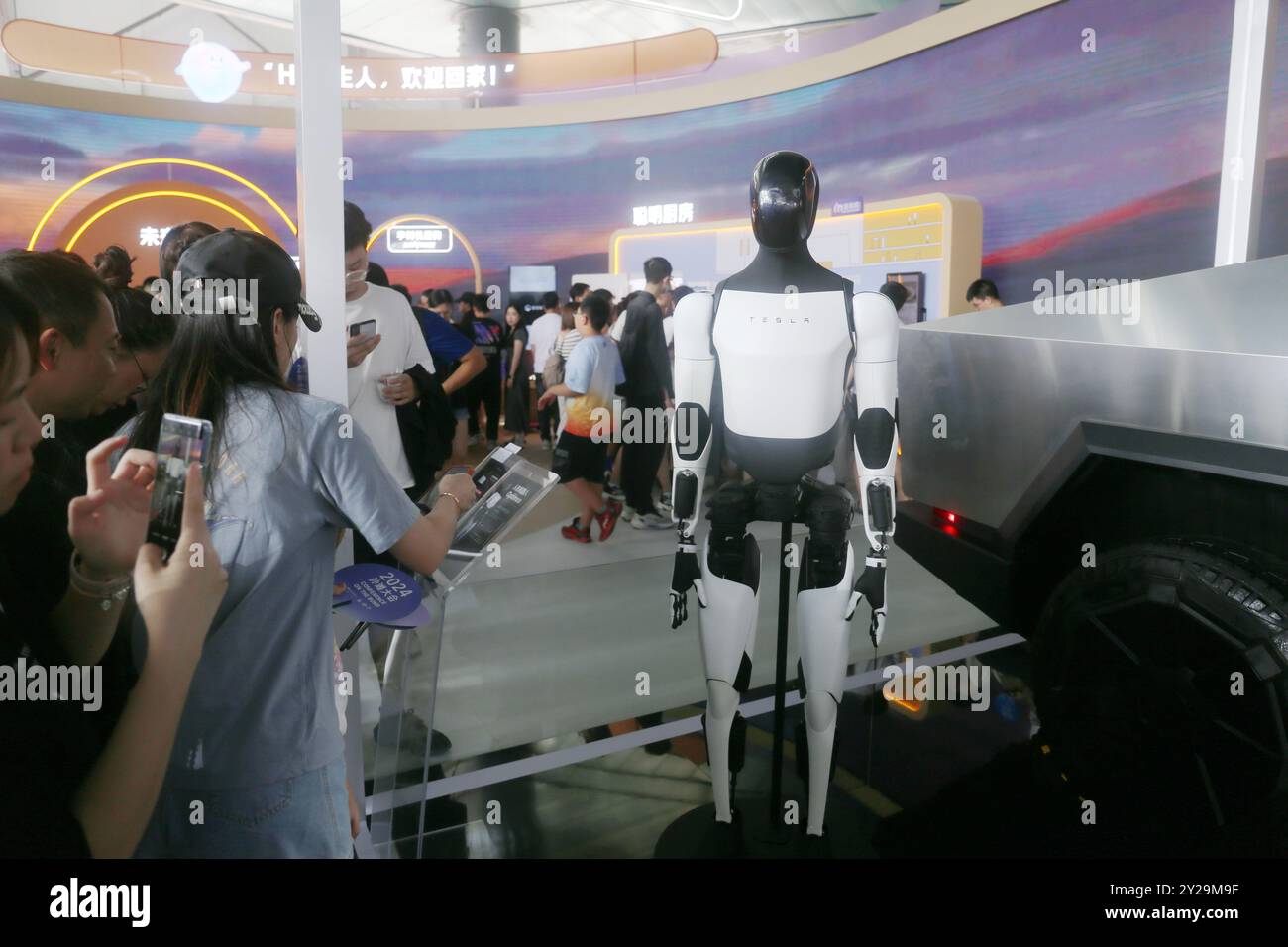 SHANGHAI, CHINA - SEPTEMBER 7, 2024 - Tesla's latest Optimus Prime ...