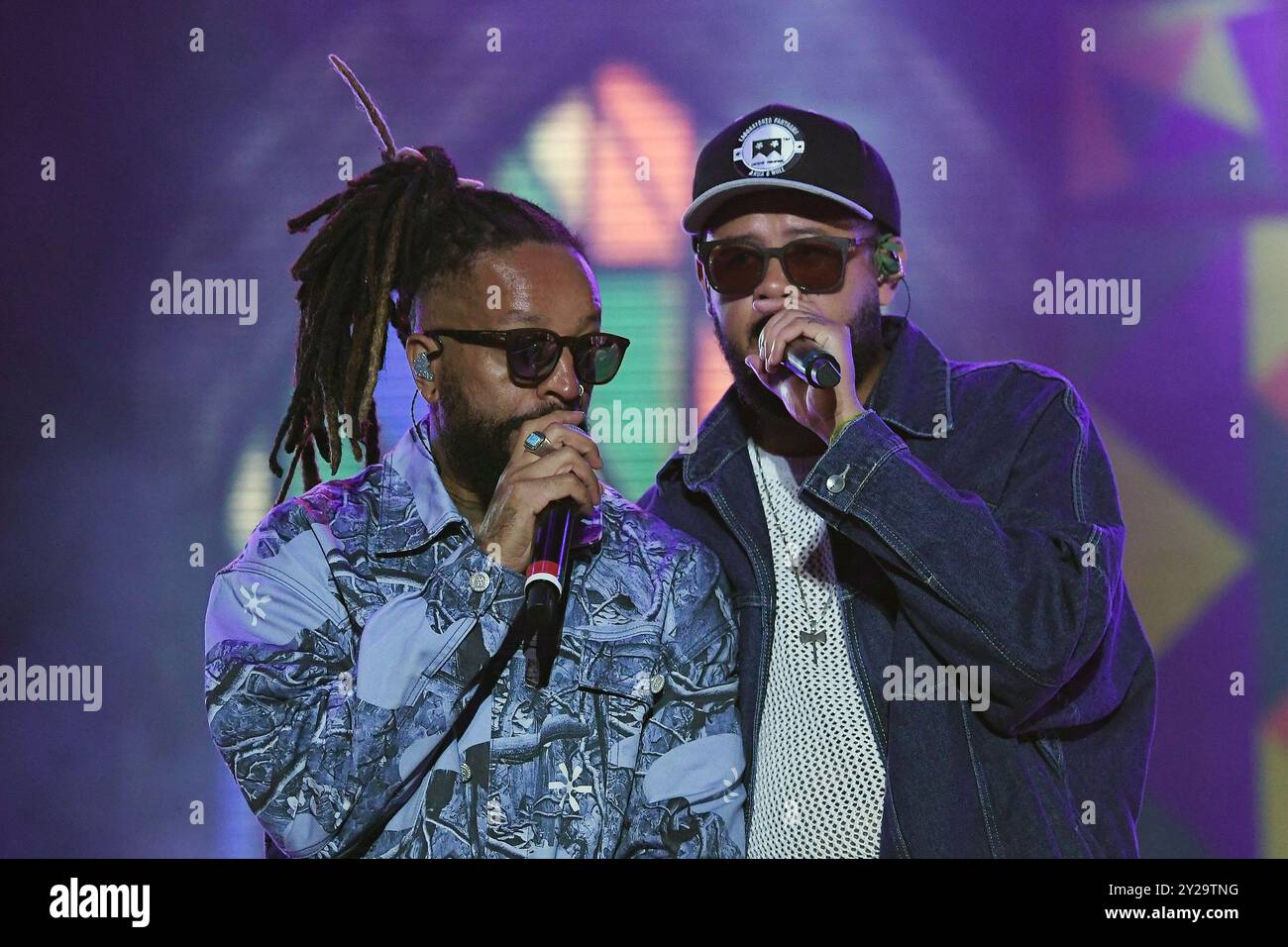 Rio de Janeiro, Brazil, September 4, 2022. Singers and rappers Emicida ...