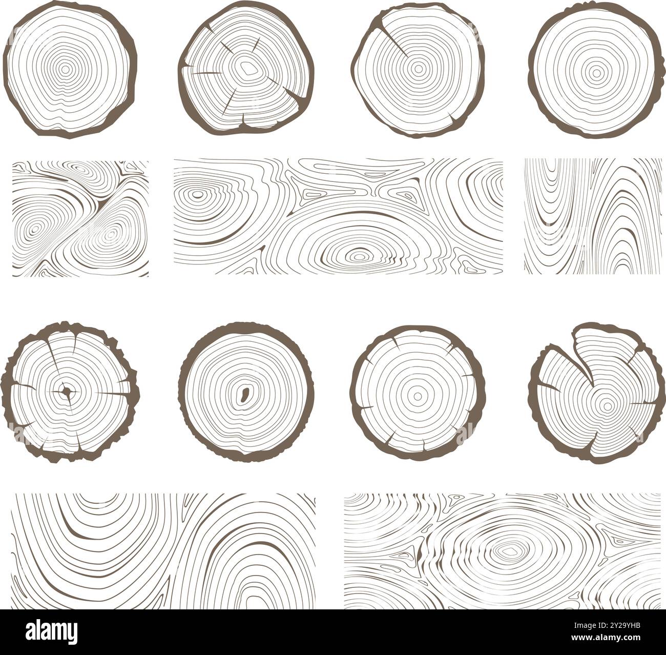 Log textures Stock Vector Images - Alamy
