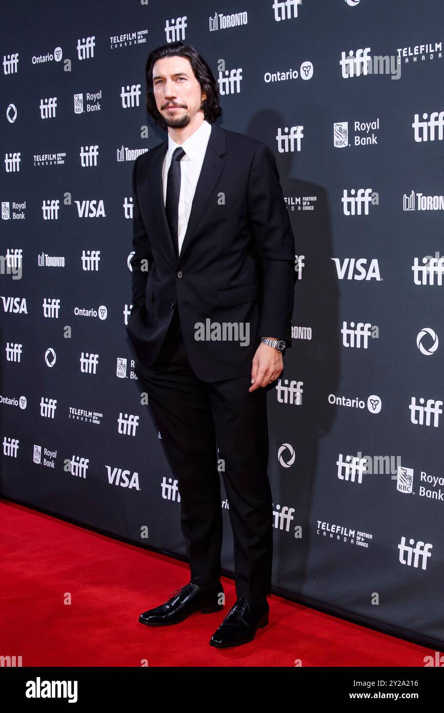 Toronto, Canada. 09th Sep, 2024. Adam Driver attends the premiere of ...