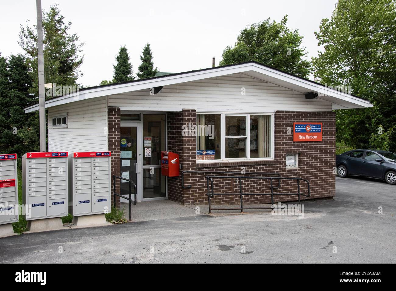 Post office in New Harbour, Newfoundland & Labrador, Canada Stock Photo ...