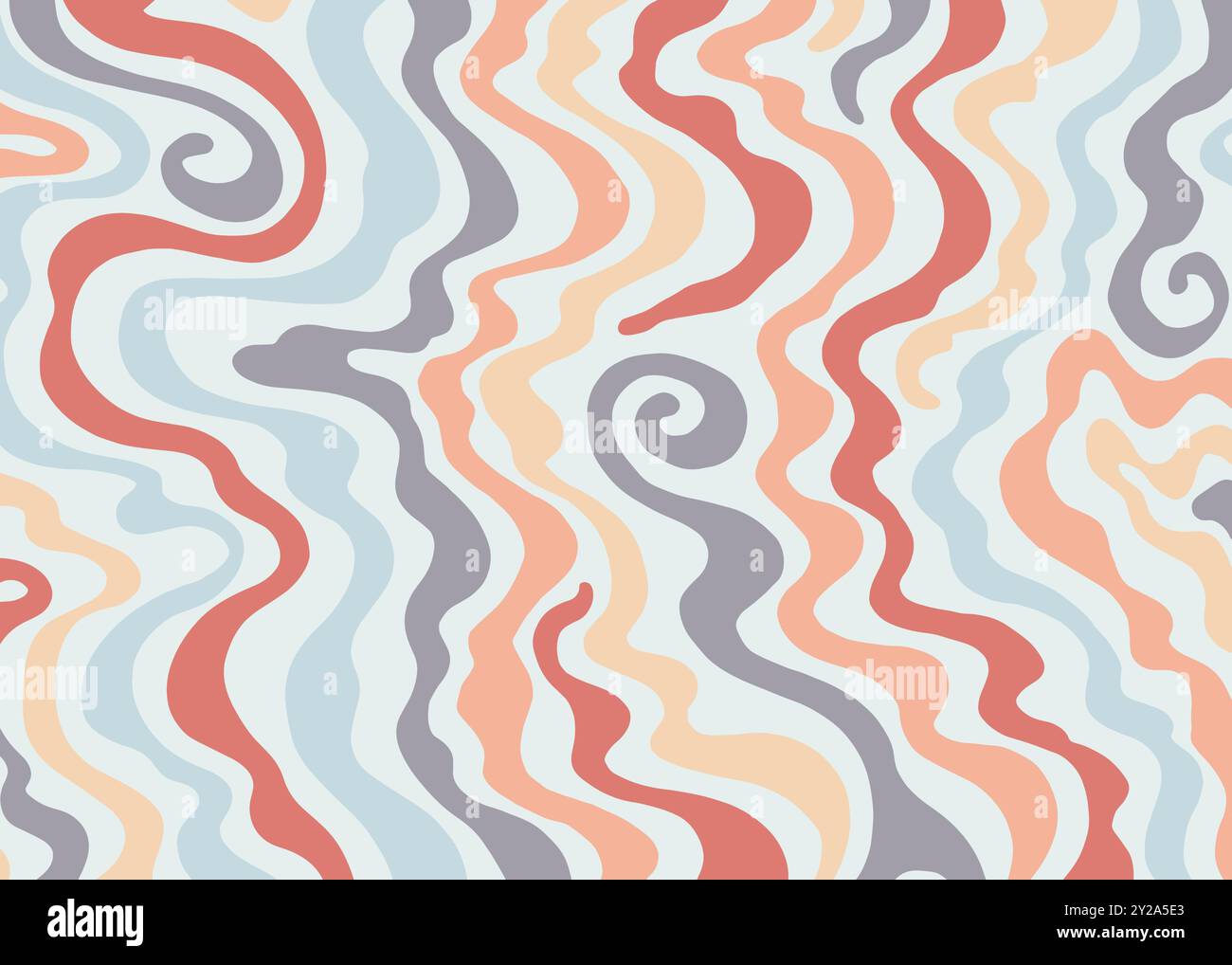 Abstract wavy swirl pattern. Retro vector pattern background Stock ...
