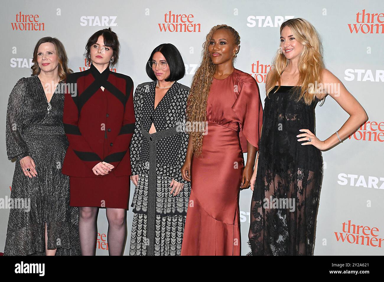 DeWanda Wise, Gabrielle Creevy and Shailene Woodley attend the STARZ 's ...