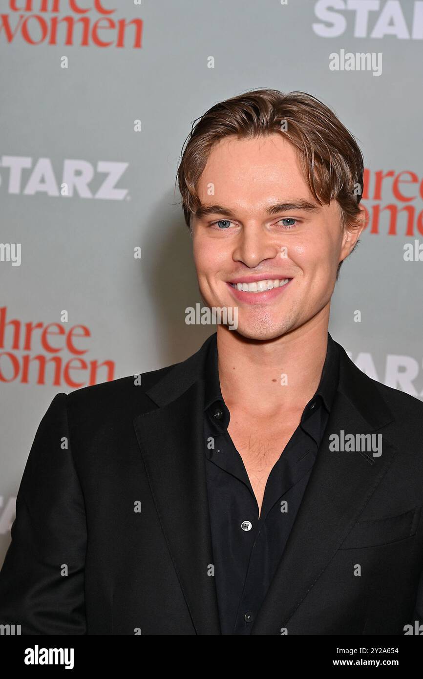 John Beckwith attends the STARZ 's "Three Women" New York Premiere at ...