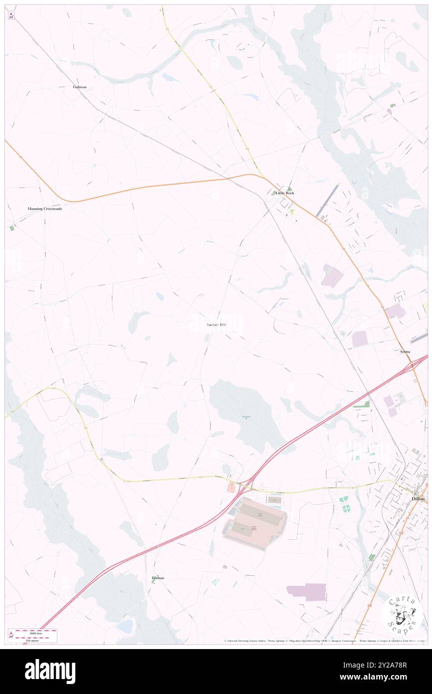 Bunker Hill, Dillon County, US, United States, South Carolina, N 34 27 ...