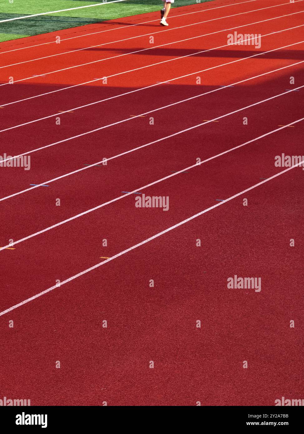 running track in stadium Stock Photo - Alamy