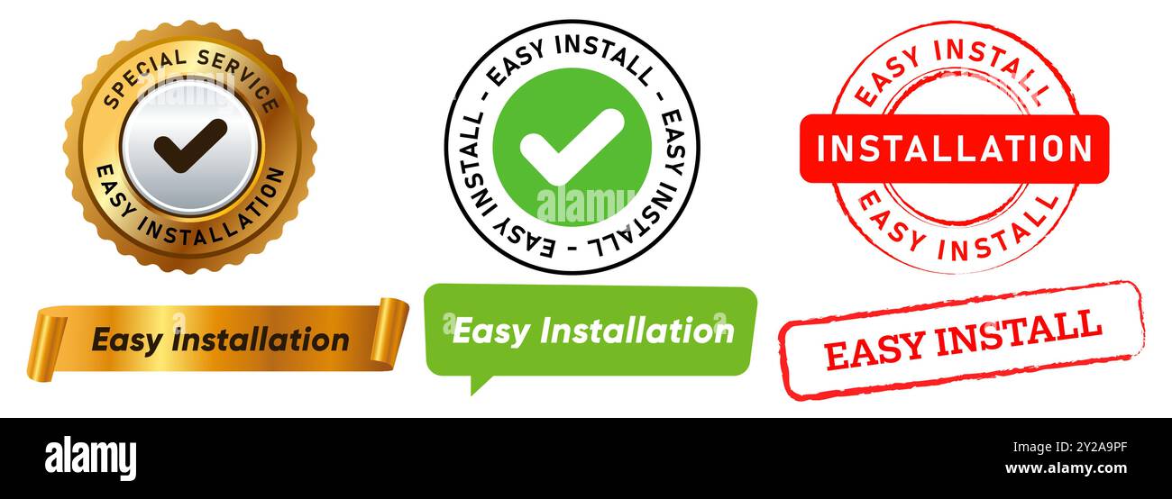 Easy installation service install update software application stamp ...