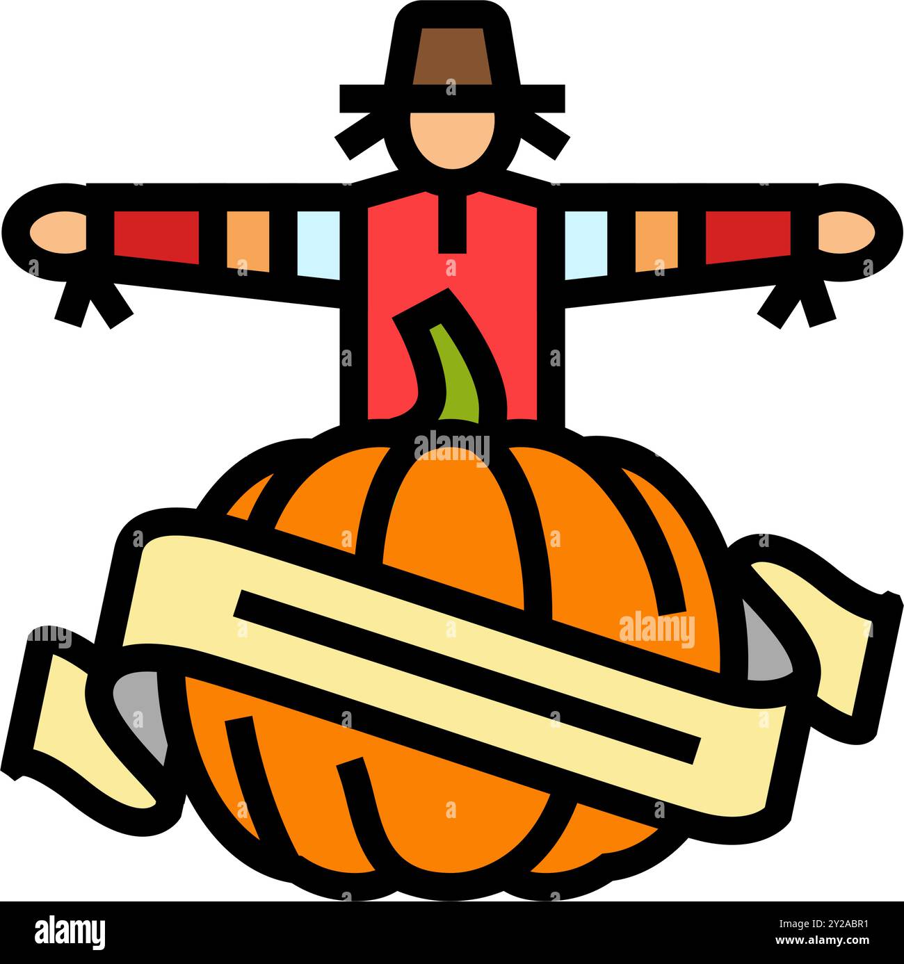 fall festivals autumn color icon vector illustration Stock Vector Image ...